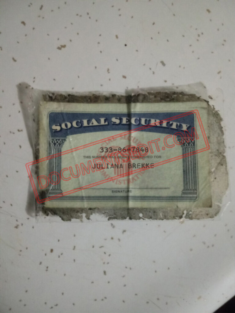 Social Security Card Template 53 - Documents Edit